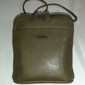 Fossil | Bags | Fossil Green Leather Crossbodyshoulder Bag | Poshmark